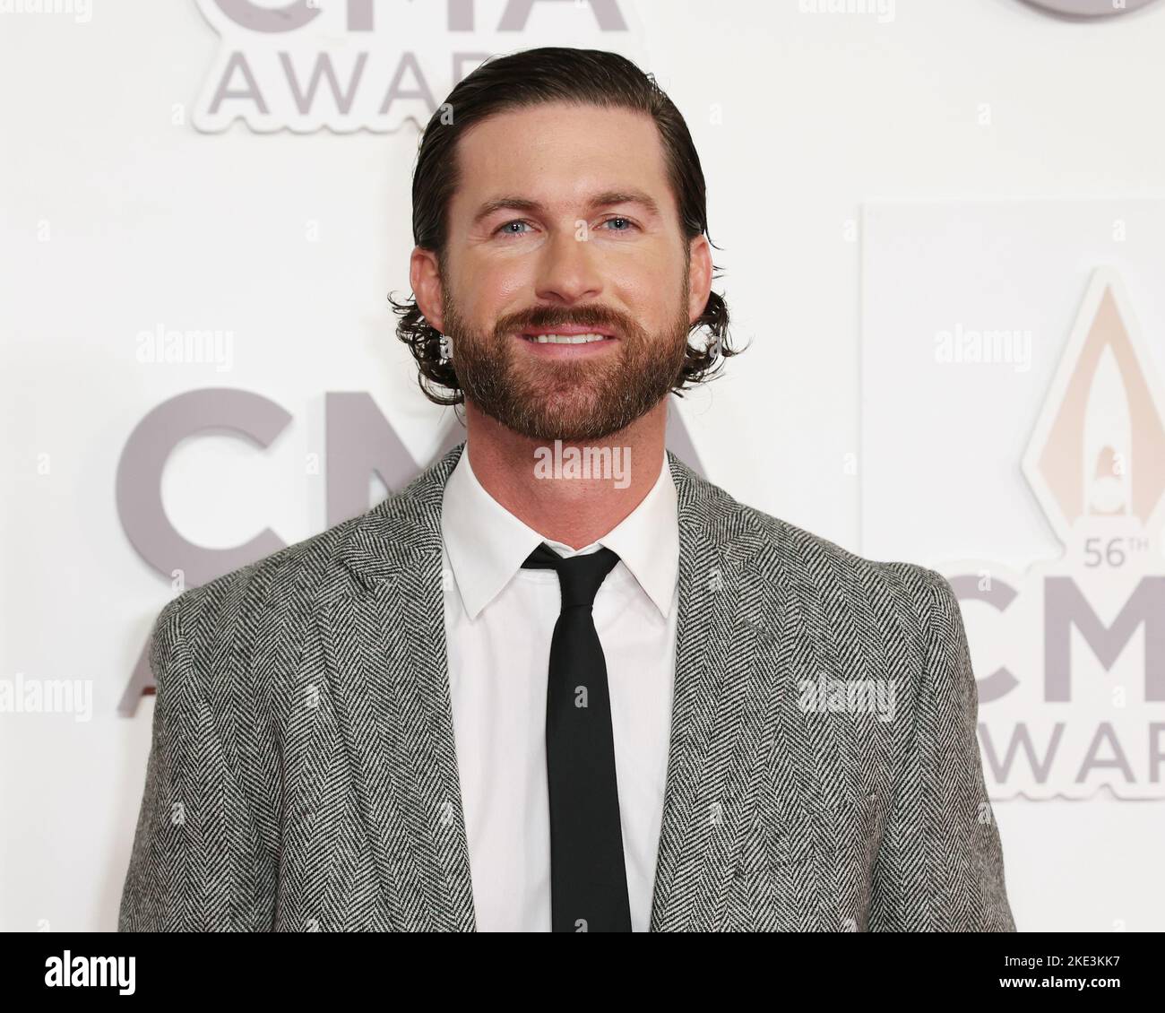 Riley Green arriving at the 56th Annual Country Music Association ...