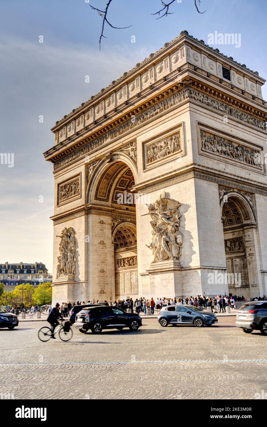 Paris landmarks in autumn, HDR Image Stock Photo - Alamy