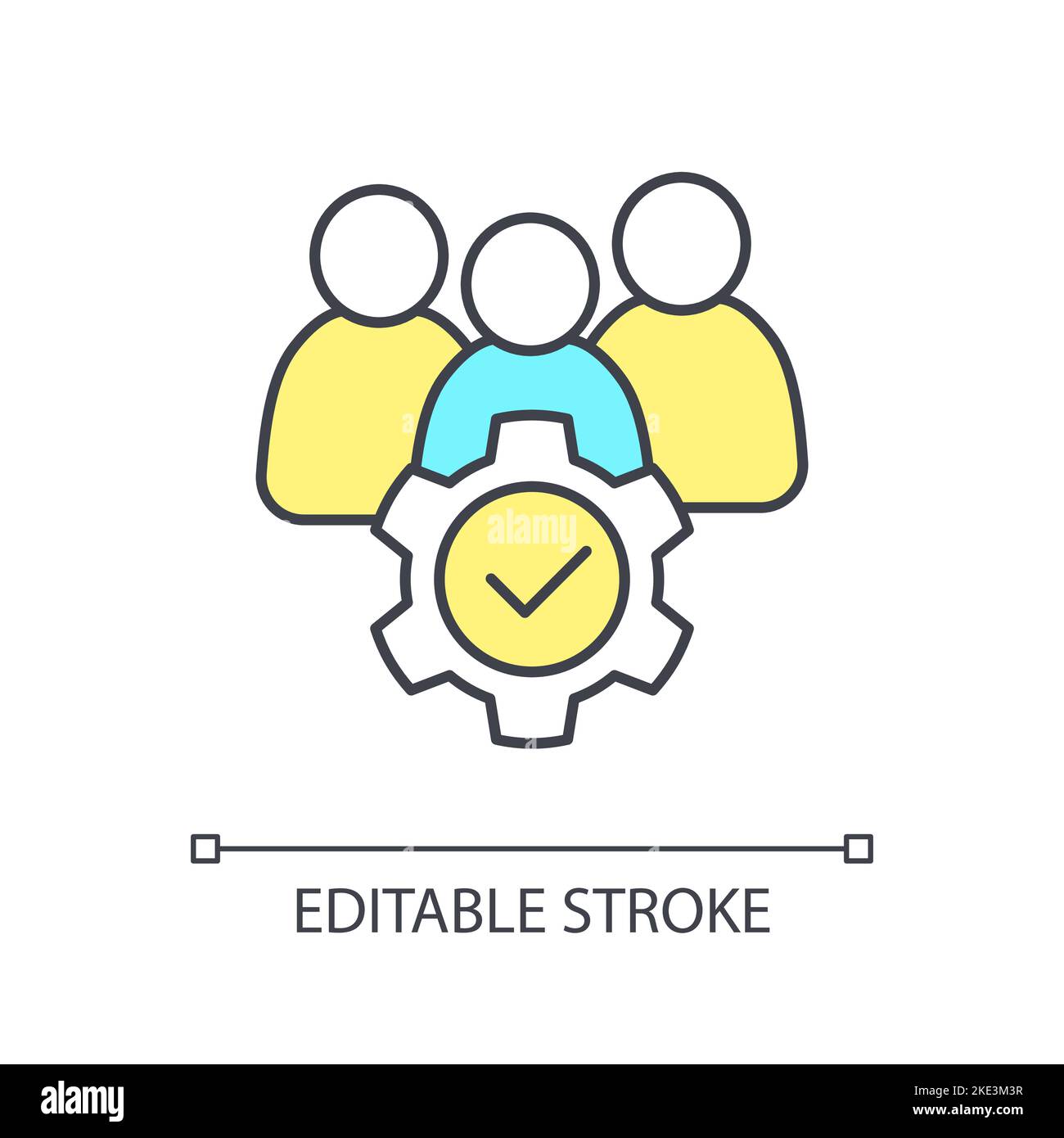 Accessibility in ux design RGB color icon Stock Vector Image & Art - Alamy