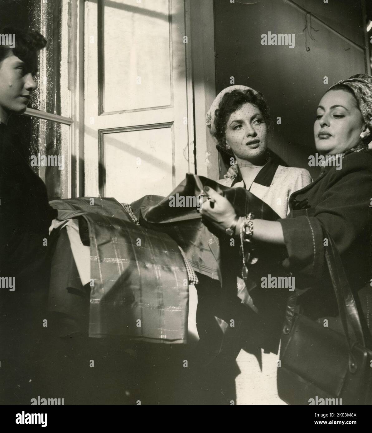Italian singer and film actress Alda Mangini, Italy 1950s Stock Photo ...