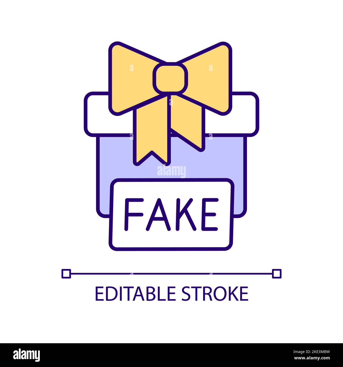 Fake prize RGB color icon Stock Vector Image & Art - Alamy