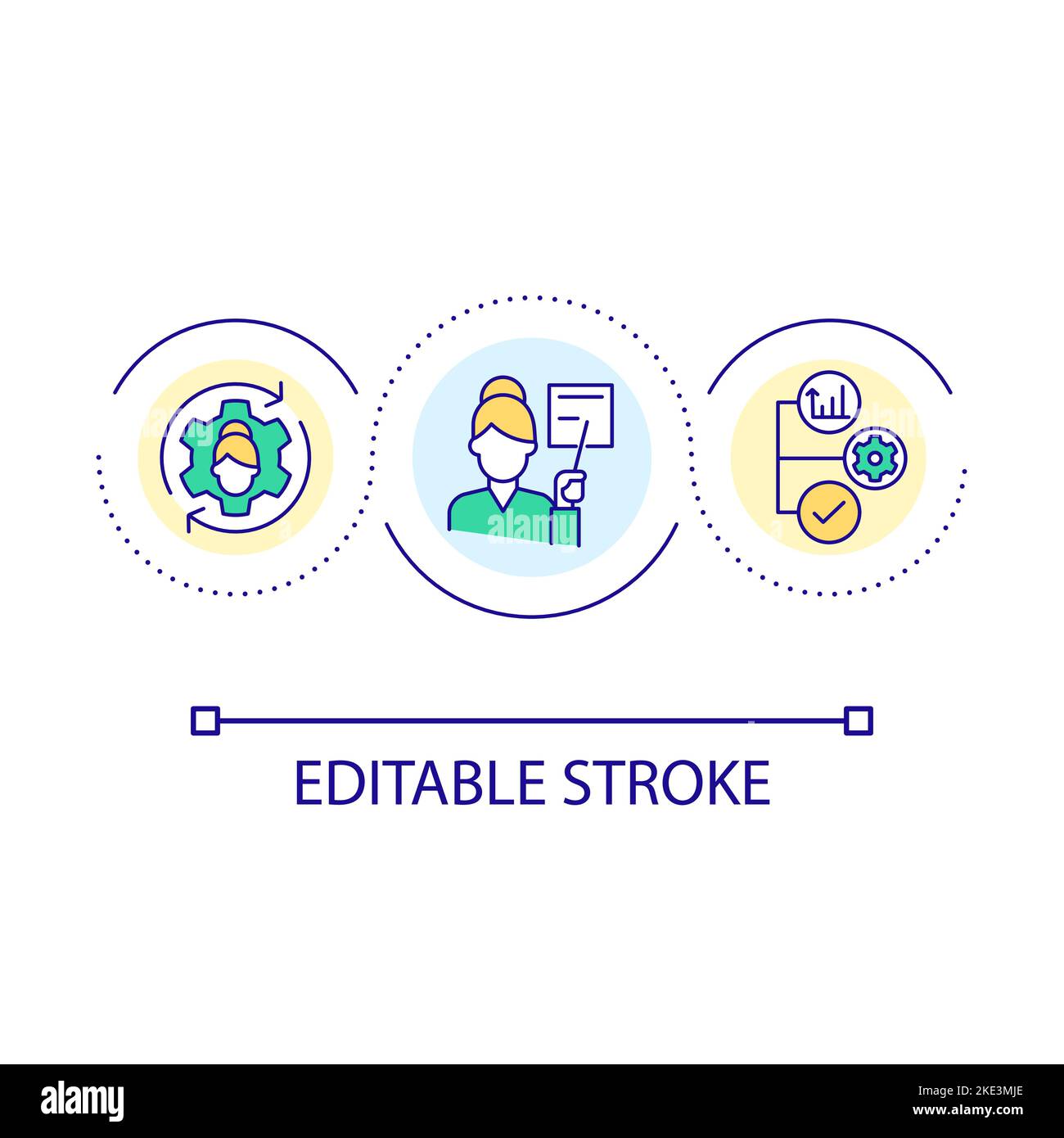 Learning loop image Stock Vector Images - Alamy