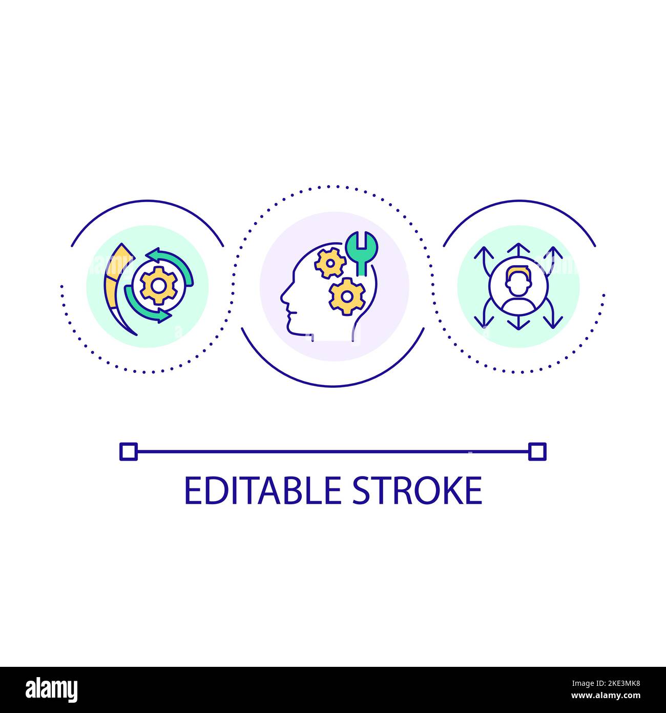 Loop technique Stock Vector Images - Alamy