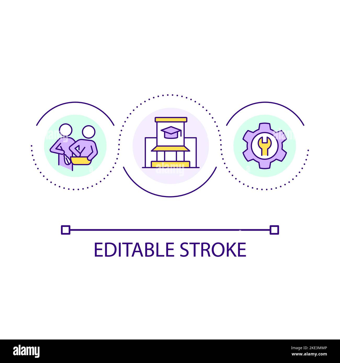 Specific skills learning loop concept icon Stock Vector Image & Art - Alamy Specific skills learning loop concept icon Stock Vector Image & Art - Alamy