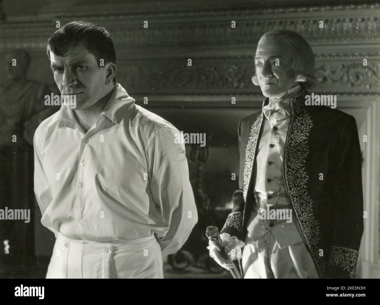 French actor Pierre Mondy as Napoleon (left) in the movie The Battle of ...