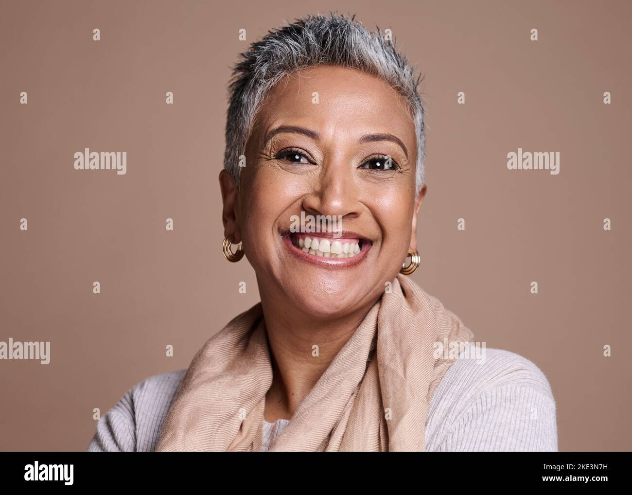 Elderly Female Happy Faces