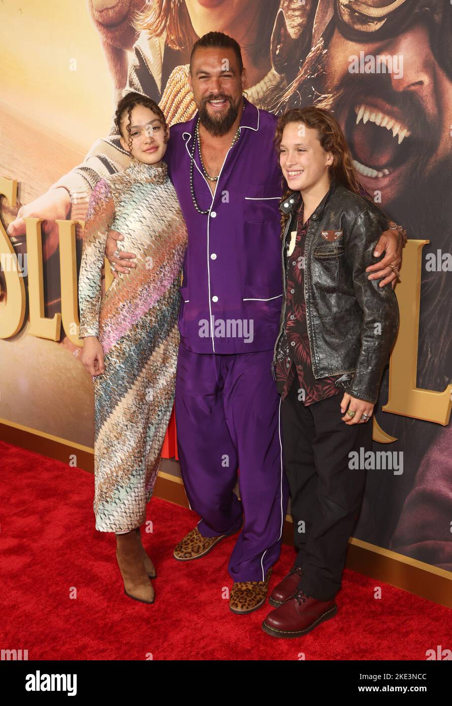 Los Angeles, California, USA. 9th Nov, 2022. Jason Momoa, Lola Iolani ...