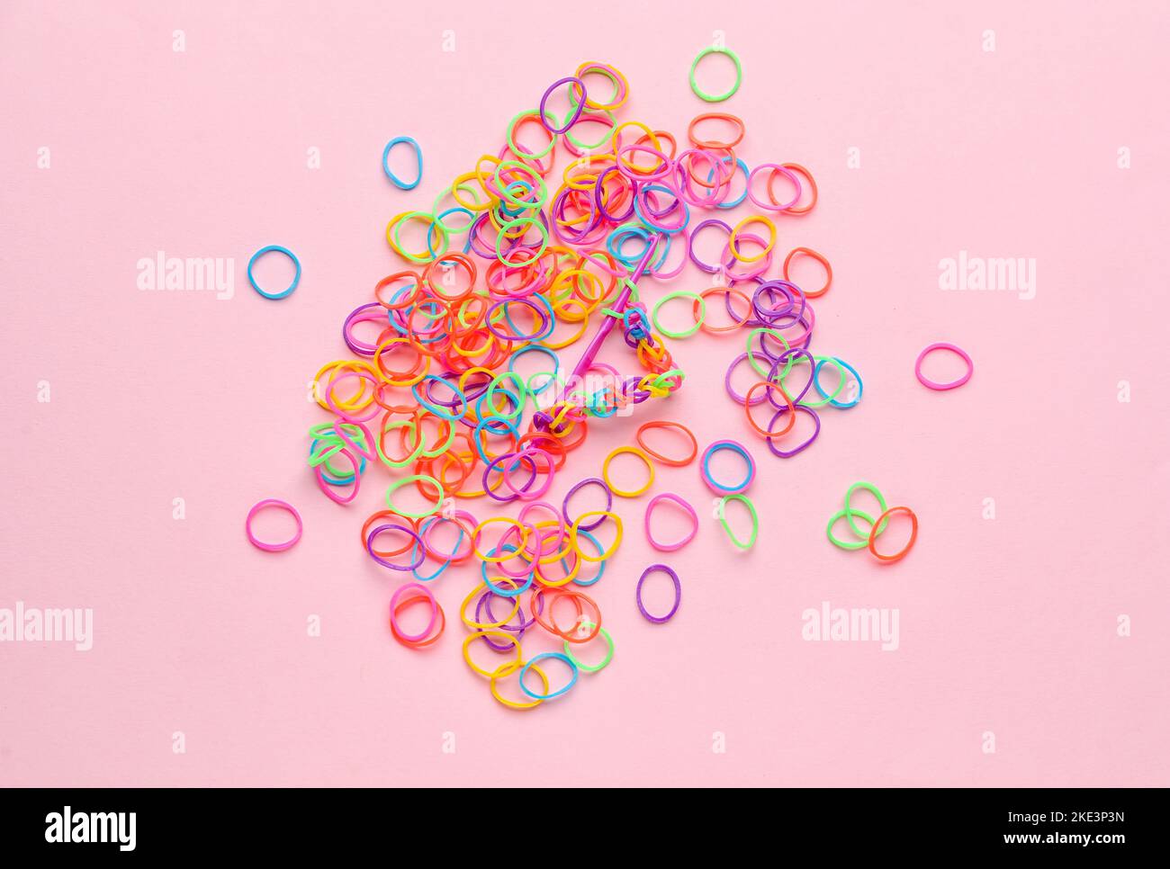 Rainbow Loom Bands Rainbow Loom Pink Rubber Bands - 600 Bands With 24 C ...