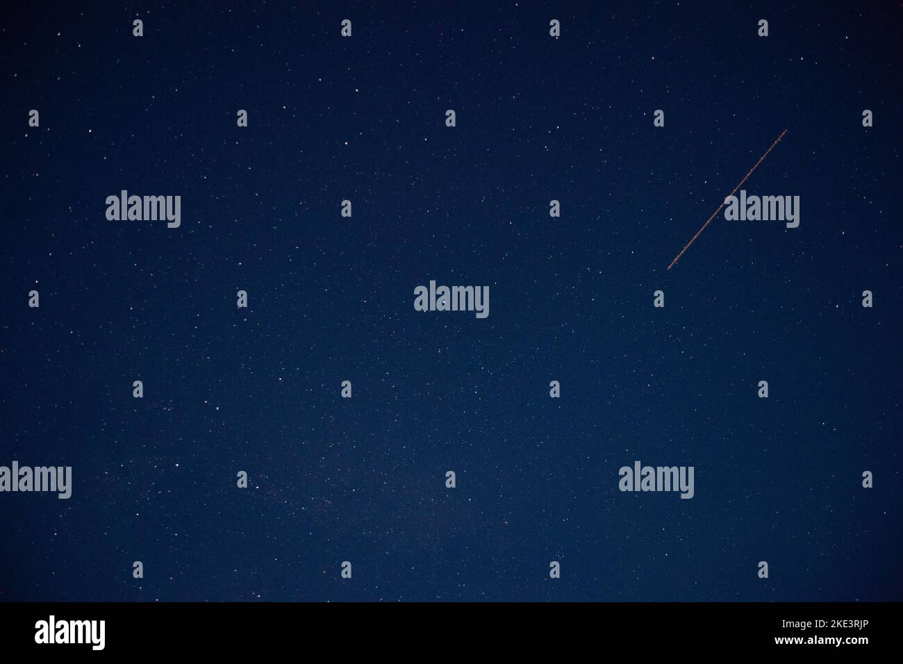 Astrography of Stars in the Night Sky. Shooting Star Stock Photo - Alamy