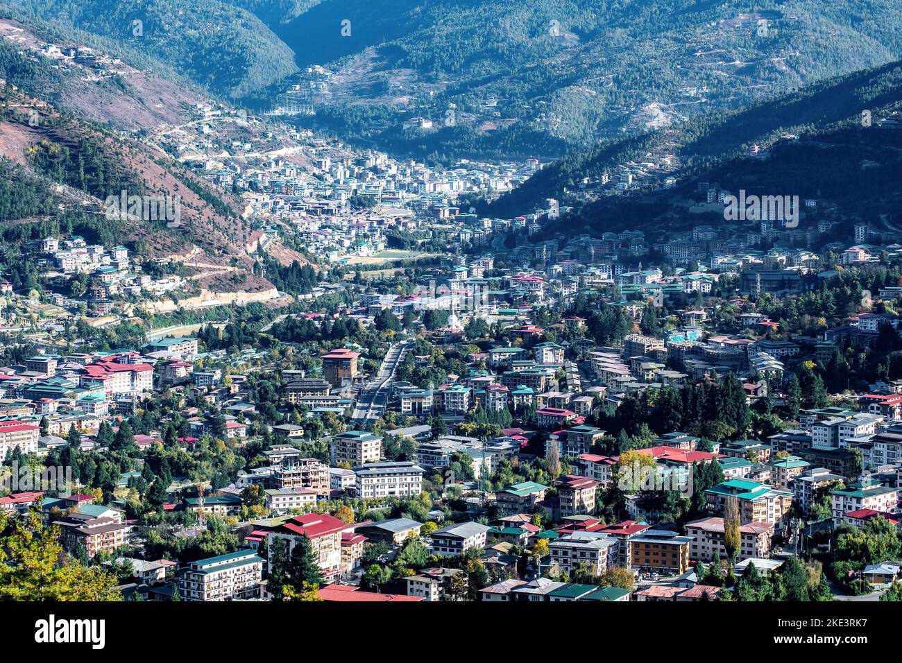 Bhutan himalaya capital city hi-res stock photography and images - Alamy