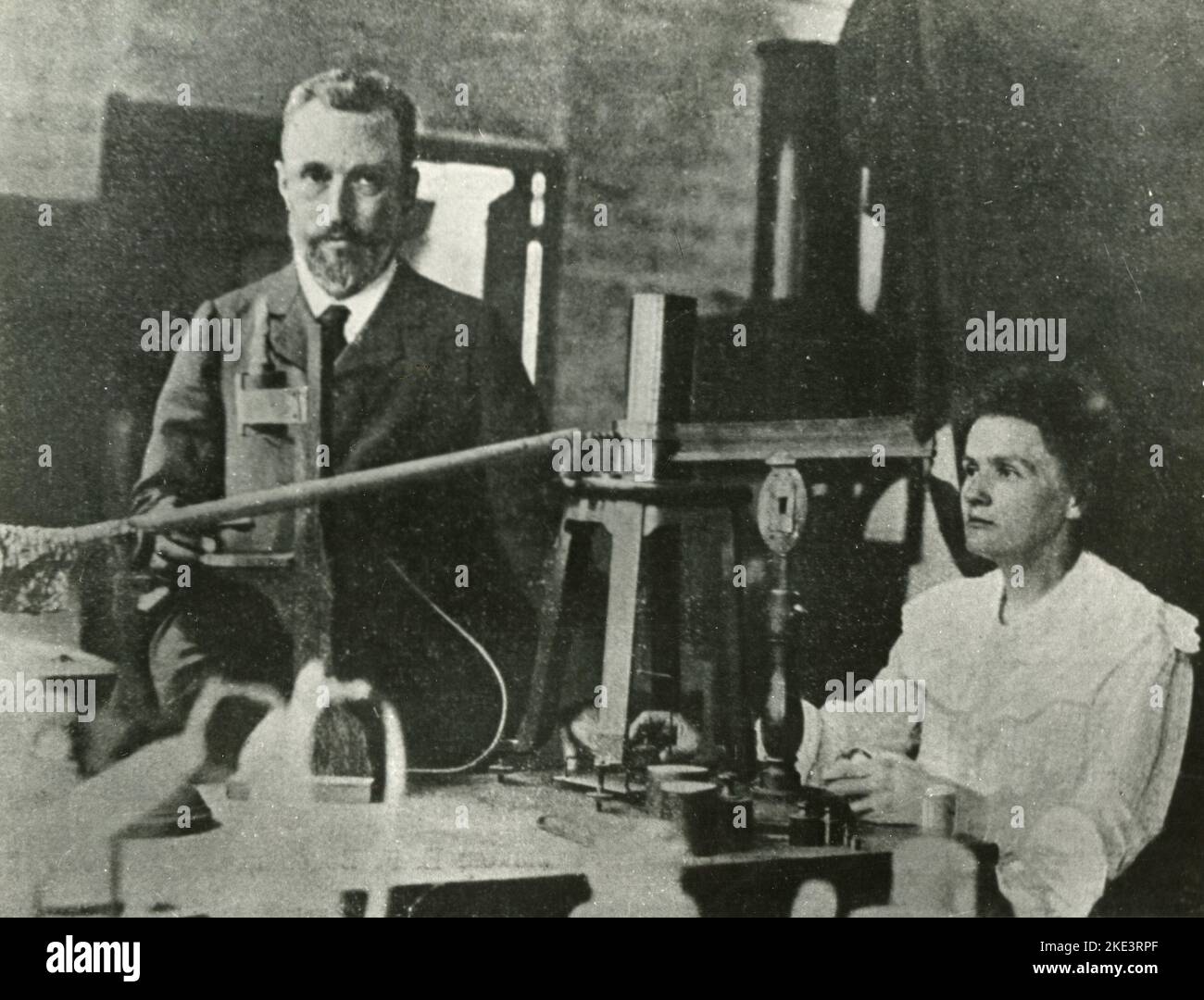 French physicist Pierre Curie and Polish-French physicist Marie Curie ...