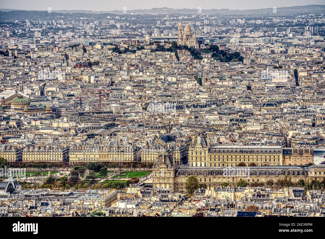 Panoramic view of Paris Stock Photo - Alamy