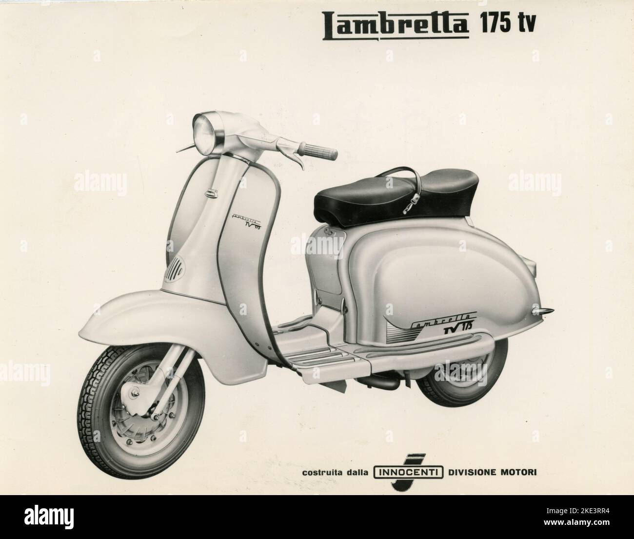 Italian scooter Lambretta 175 TV Innocenti, Italy 1959 Stock Photo - Alamy
