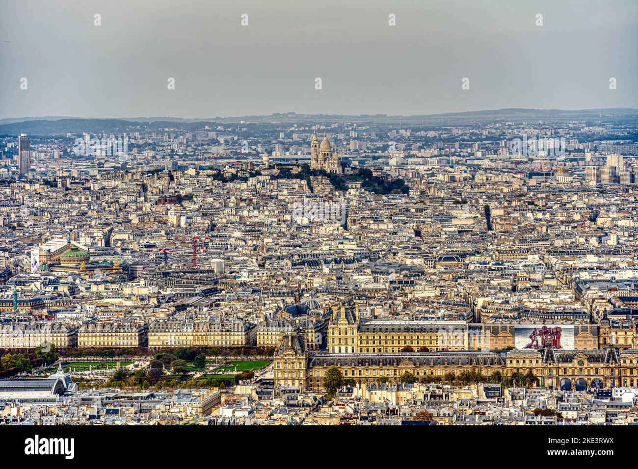 Panoramic view of Paris Stock Photo - Alamy