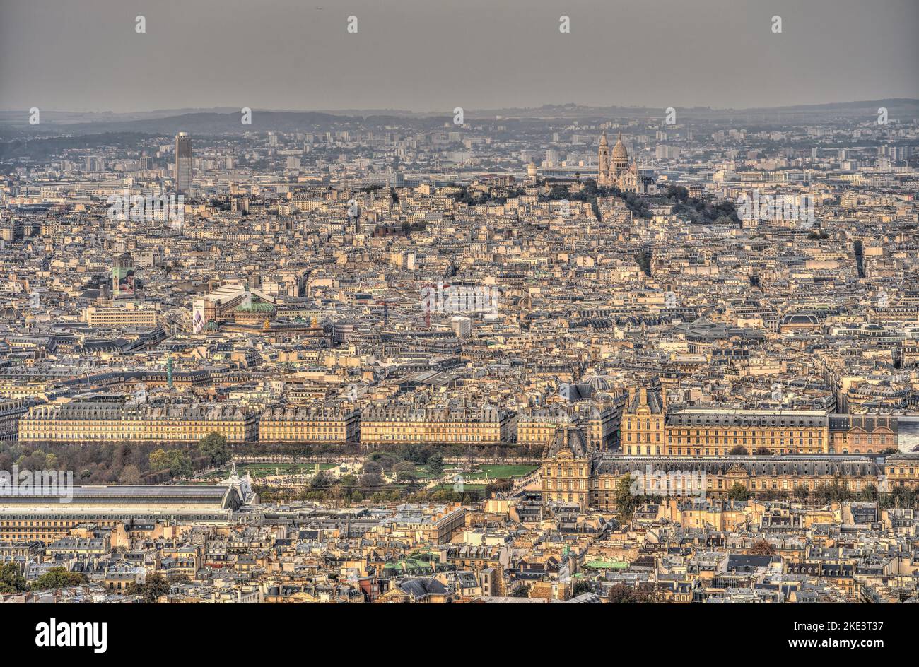 Panoramic view of Paris Stock Photo - Alamy