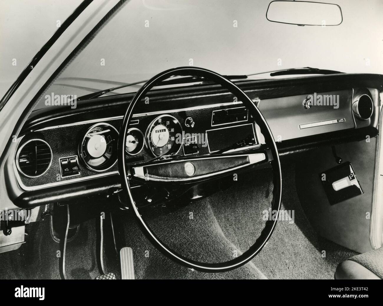 Inside view of Opel Rekord L, Germany 1967 Stock Photo - Alamy