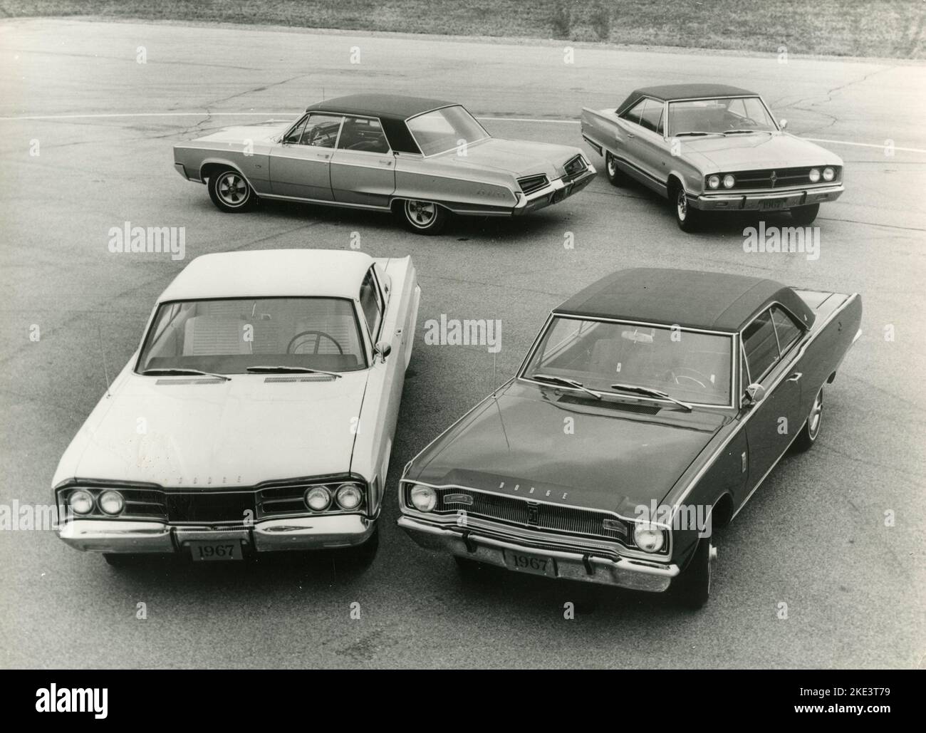 Dodge Cars Line: Front from left Polara and Dart GT, Rear from left ...