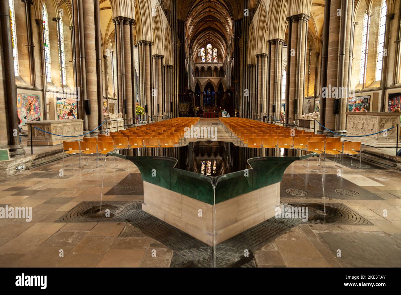 The Salisbury Font designed by William Pye., Salisbury Cathedral ...