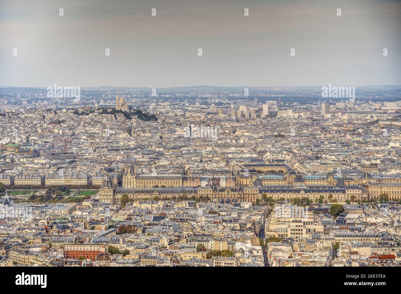 Panoramic view of Paris Stock Photo - Alamy