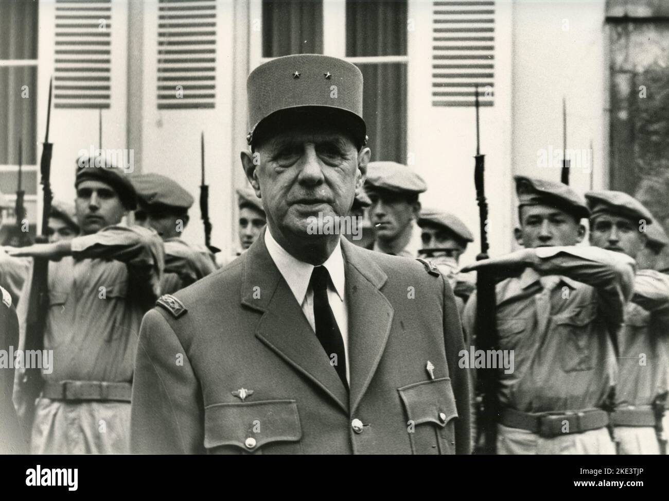 French General and politician President Charles De Gaulle in uniform ...