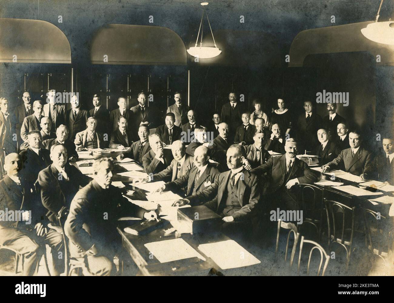 Meeting of the delegates to the League of Nations, Geneva, Switzerland ...