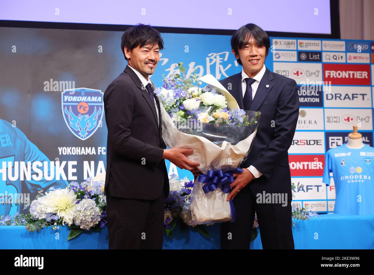 Kanagawa, Japan. 10th Nov, 2022. (L to R) Daisuke Matsui, Shunsuke ...