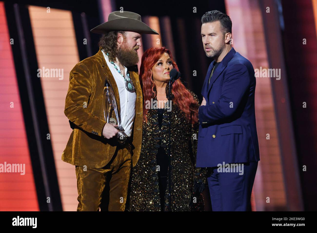 Brothers Osborne and Wynonna Judd onstage at the 56th Annual Country ...