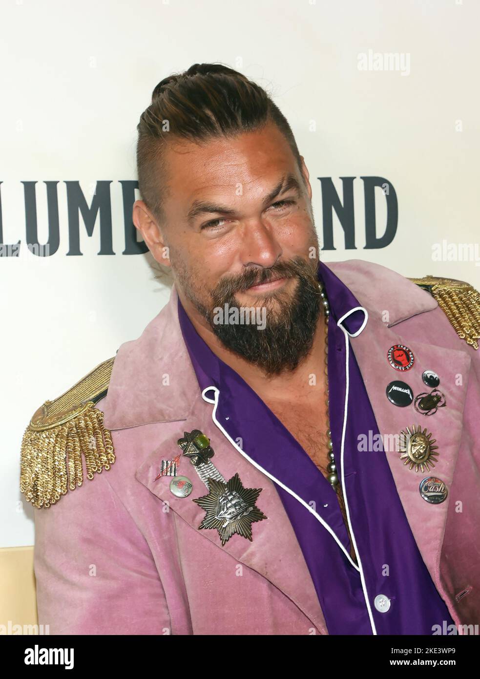 9 November 2022 -Los Angeles, California - Jason Momoa. the LA premiere ...