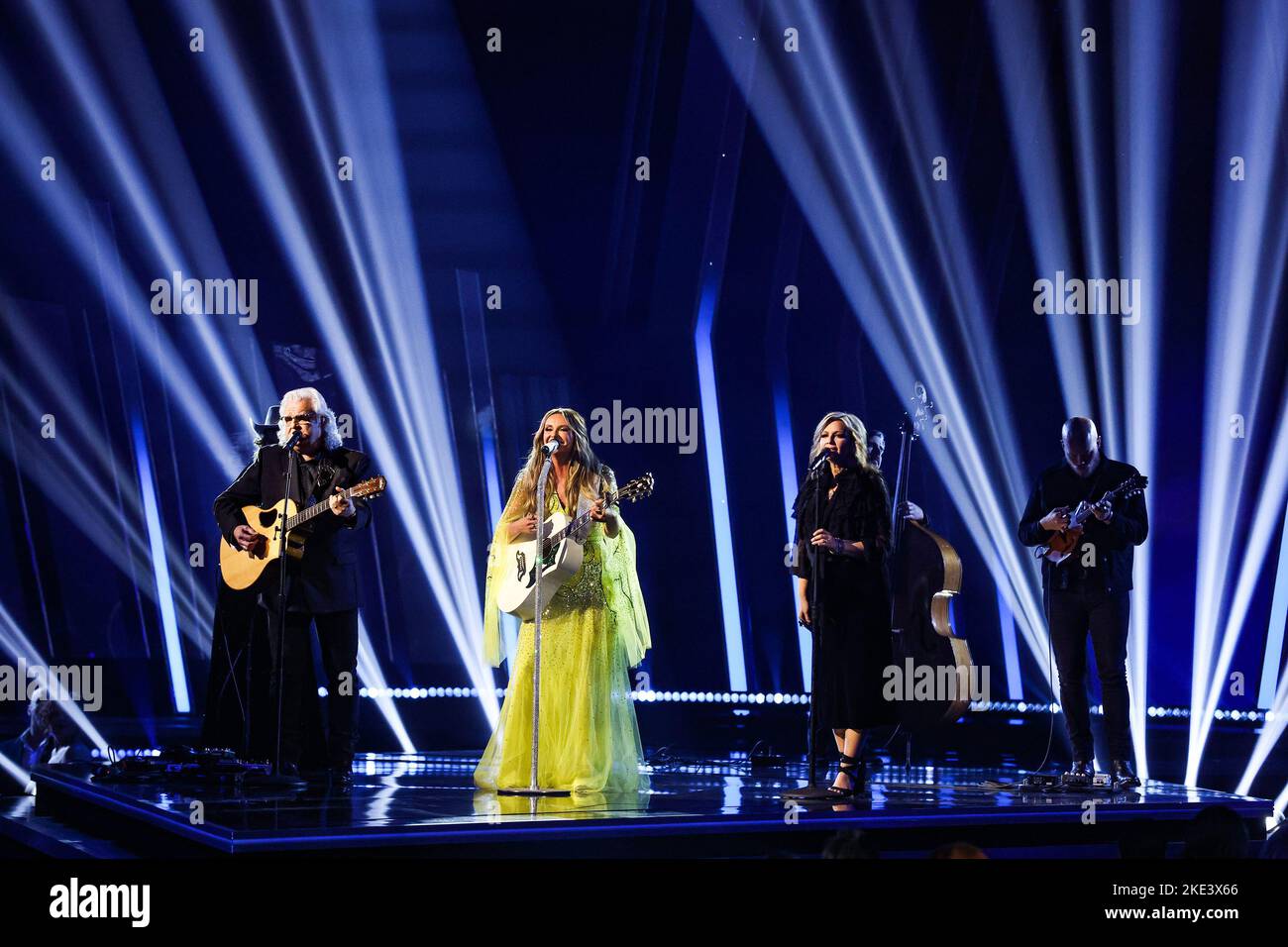 Ricky Skaggs, Carly Pearce, Sonya Isaacs onstage at the 56th Annual ...