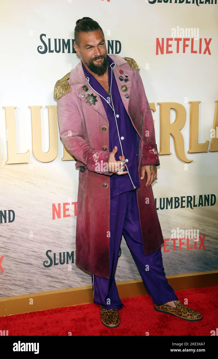 9 November 2022 -Los Angeles, California - Jason Momoa. the LA premiere ...