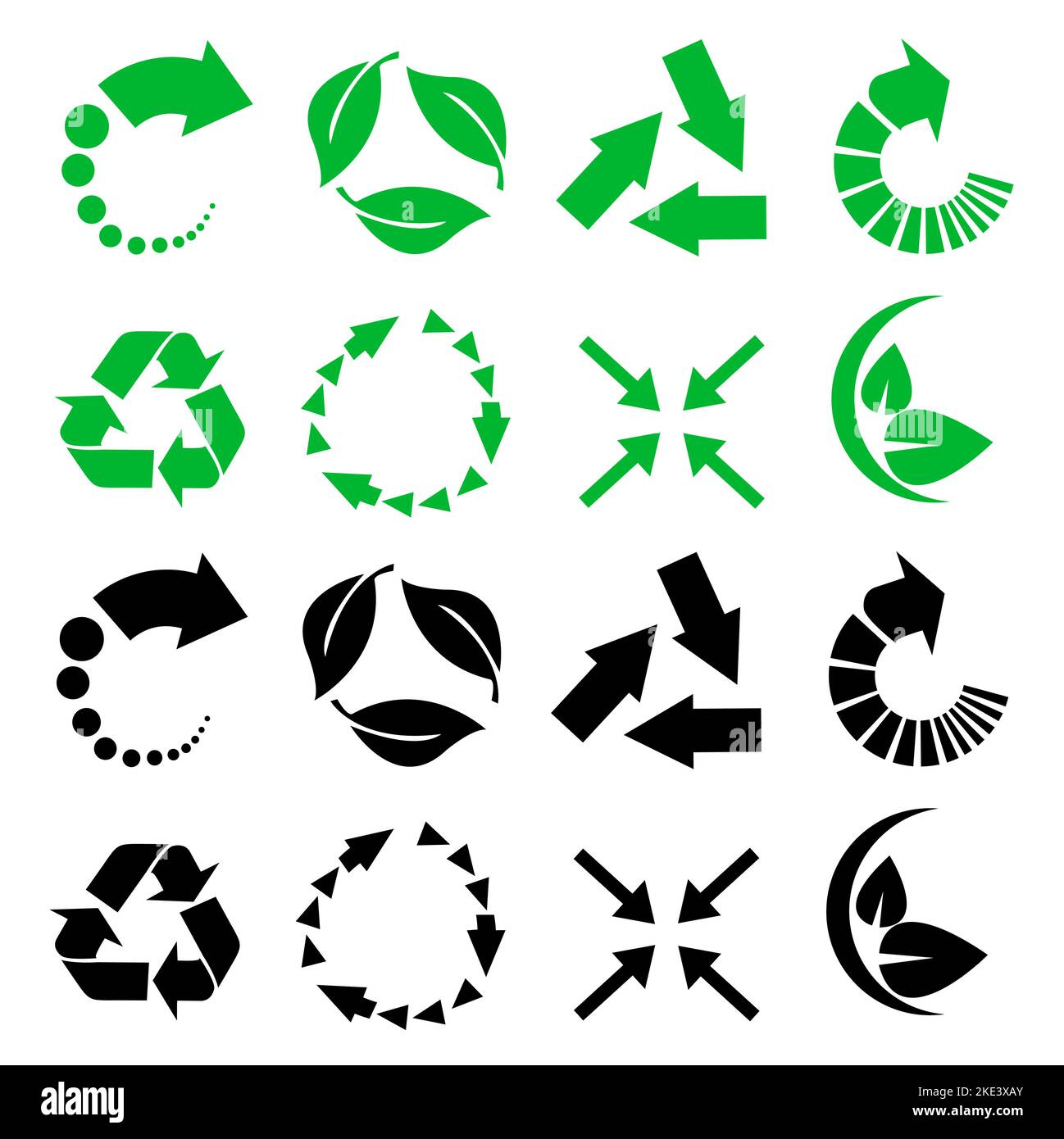 Vector recycle signs Stock Vector Image & Art - Alamy