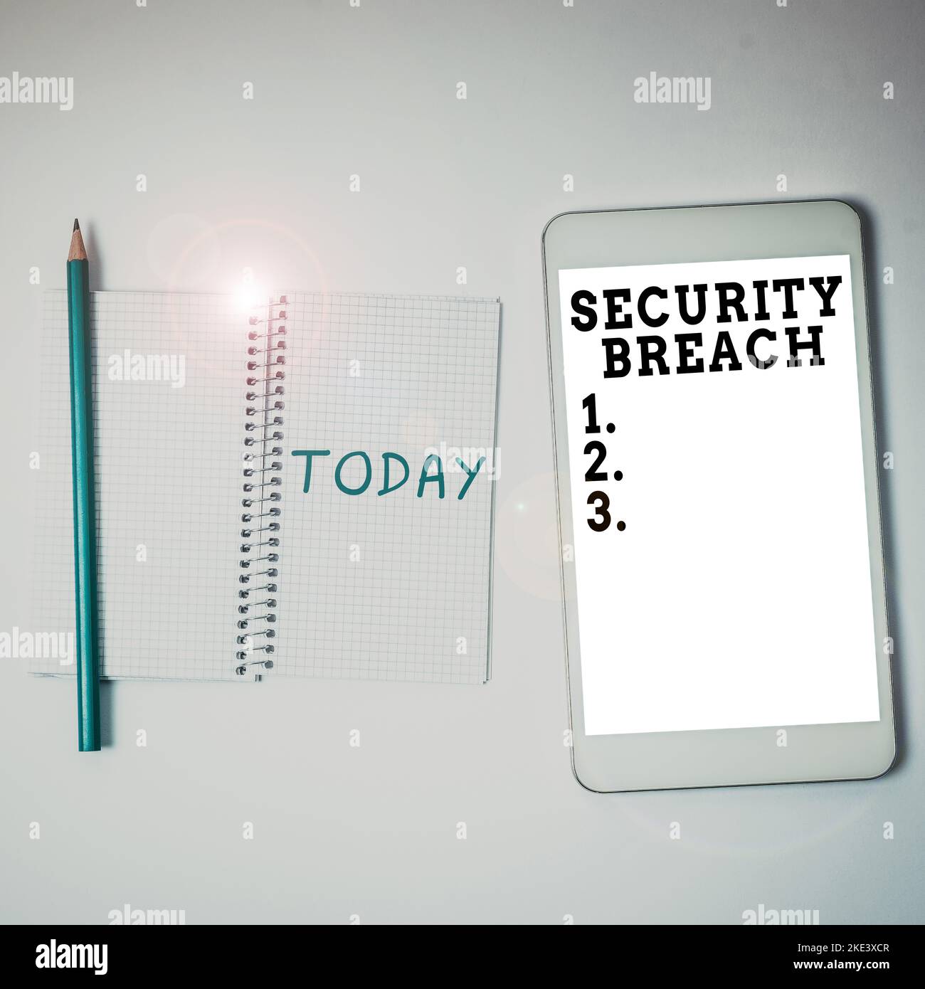 Inspiration showing sign Security Breach. Word Written on unauthorized ...