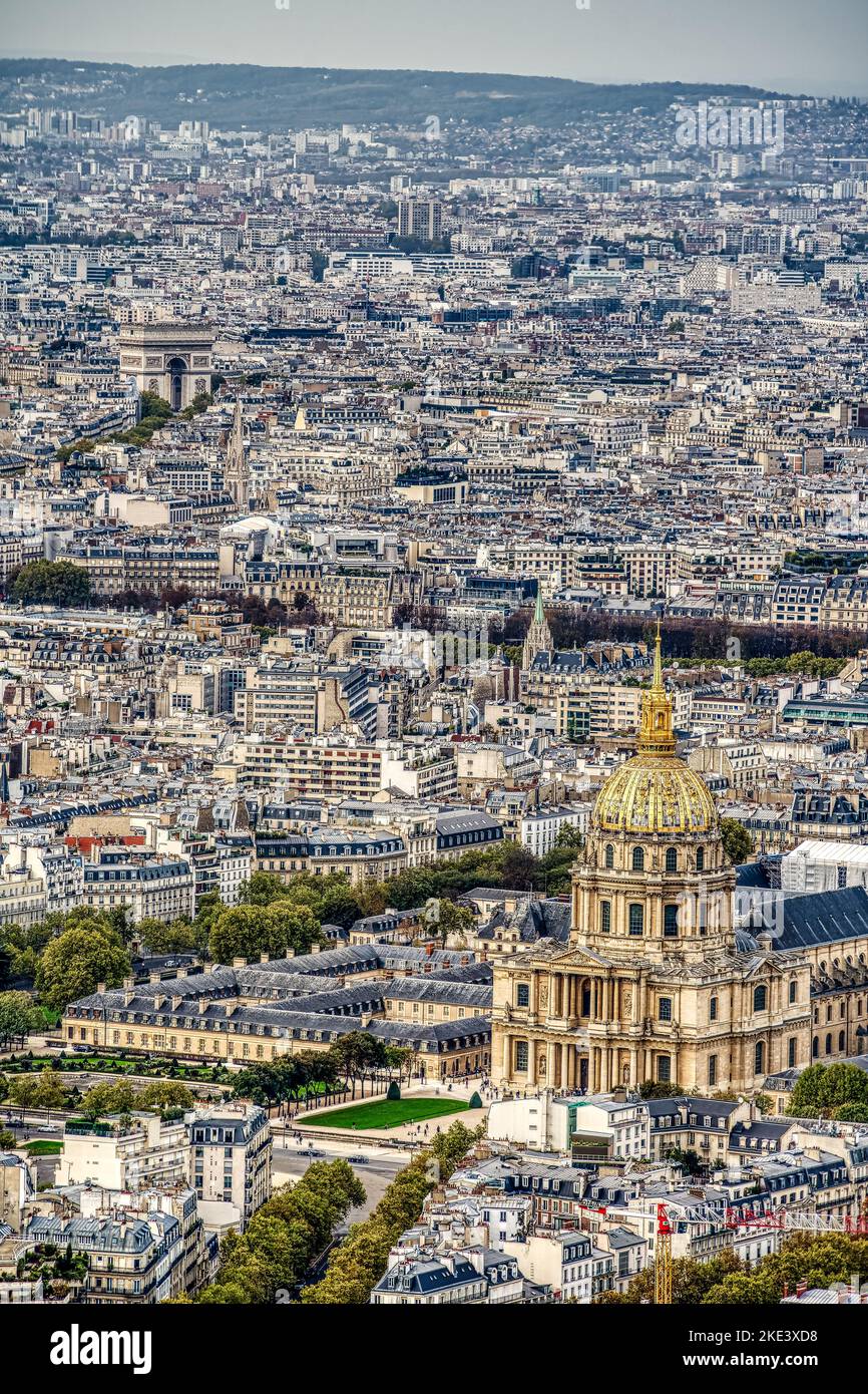 Panoramic view of Paris Stock Photo - Alamy