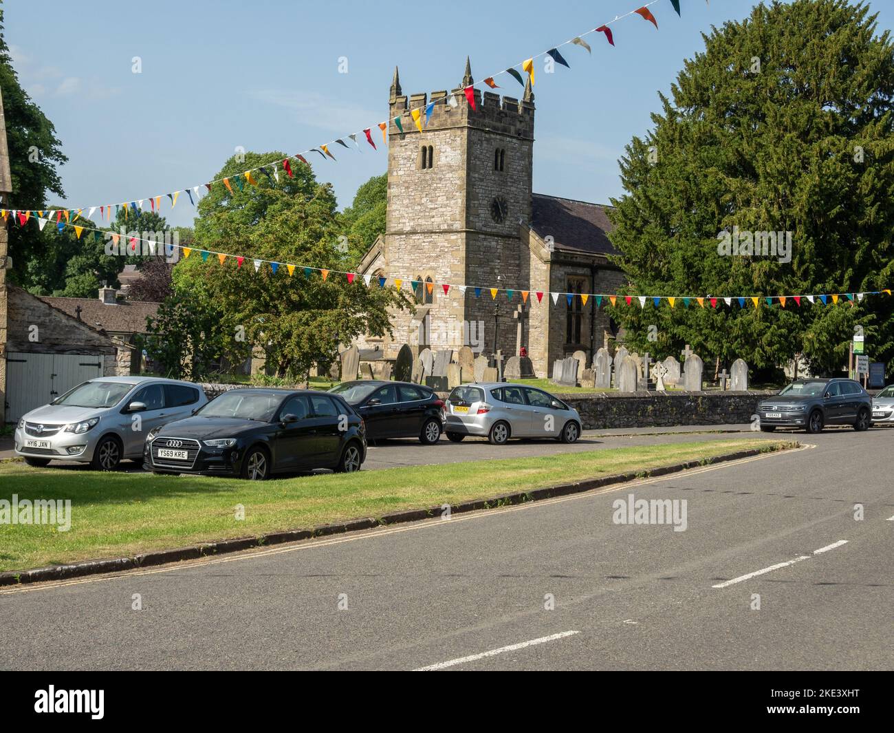 Exterior view of Holy Trinity church in the village of Ashford In The ...