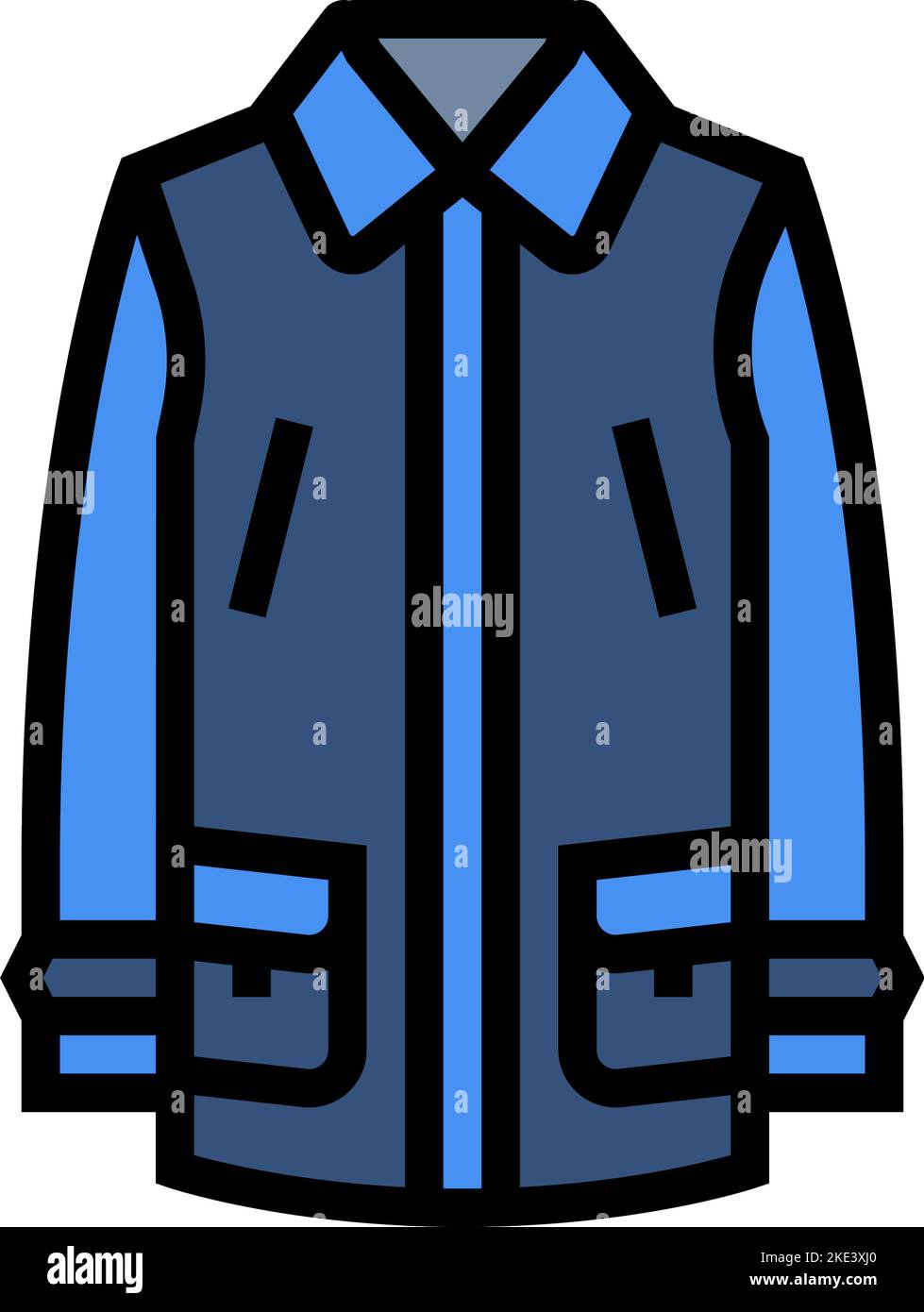 car outerwear male color icon vector illustration Stock Vector Image ...