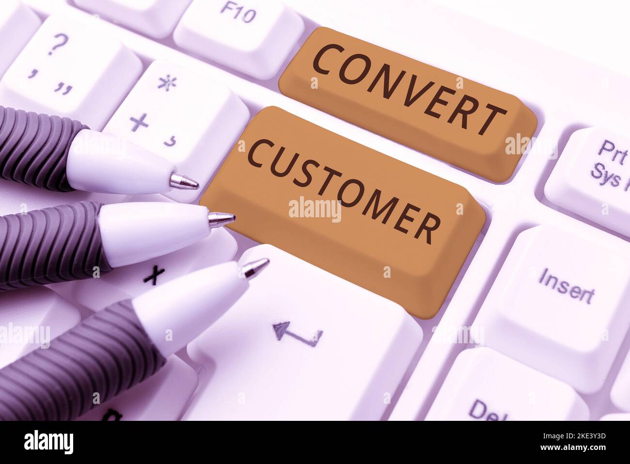 Text sign showing Convert Customer. Concept meaning marketing tactics ...