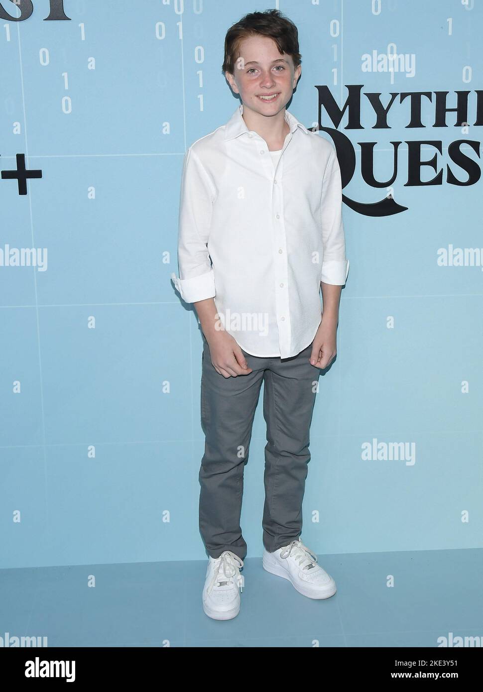 Los Angeles, CA on Wednesday, November 9, 2022. Judah Prehn arrives at ...