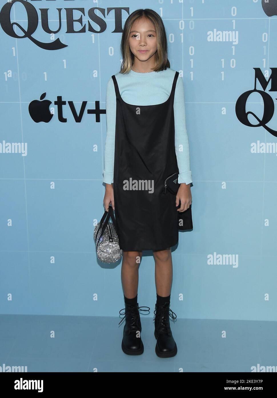 Los Angeles, CA on Wednesday, November 9, 2022. Isla Rose Hall arrives at the Apple TV+'s MYTHIC ...