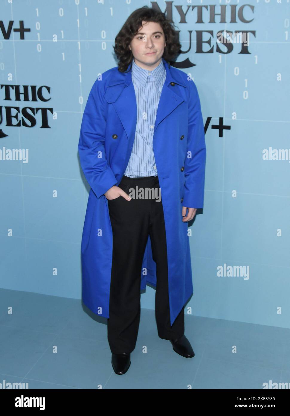 Los Angeles, CA on Wednesday, November 9, 2022. Austin Zajur arrives at ...