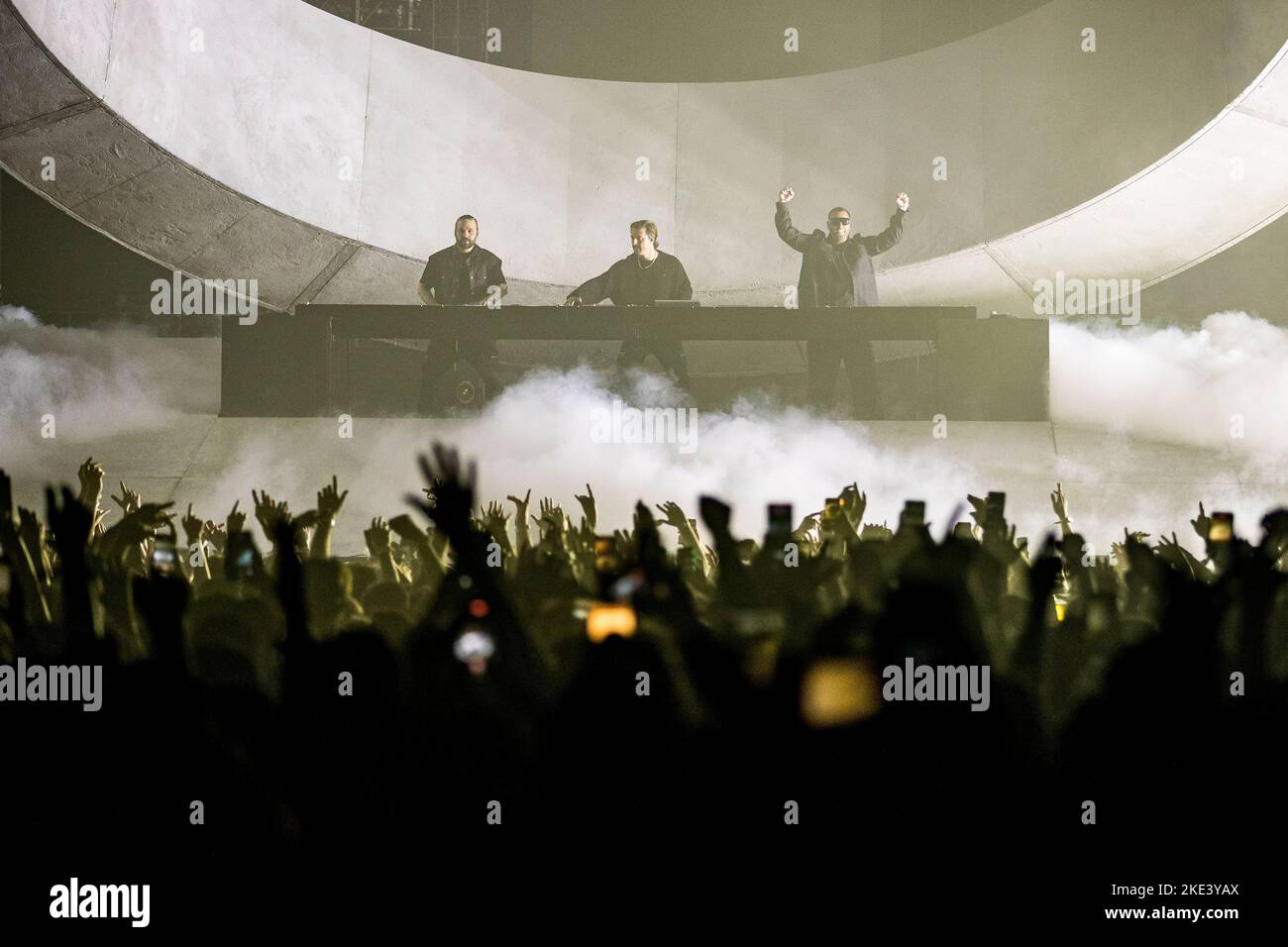 Copenhagen, Denmark. 09th Nov, 2022. The Swedish DJ-trio Swedish House ...