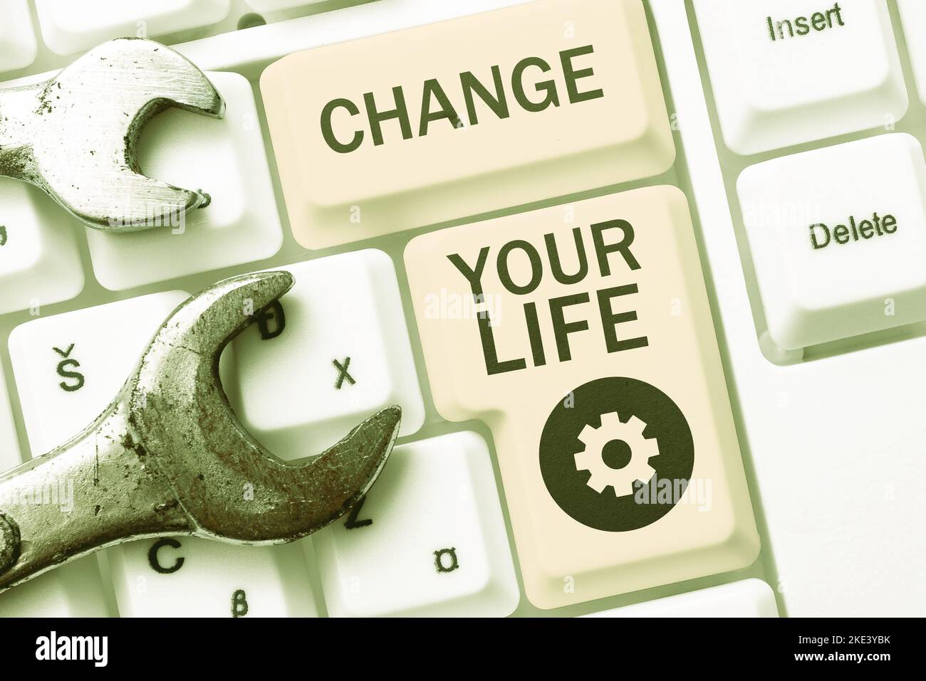 Hand writing sign Change Your Life. Concept meaning inspirational ...