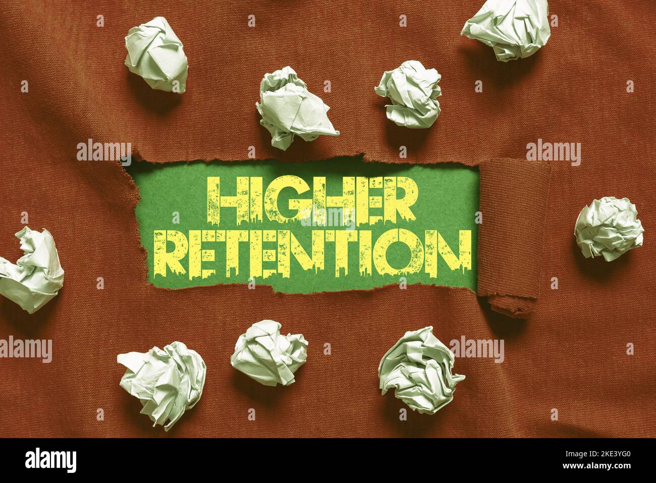 Inspiration showing sign Higher Retention. Conceptual photo ability of ...