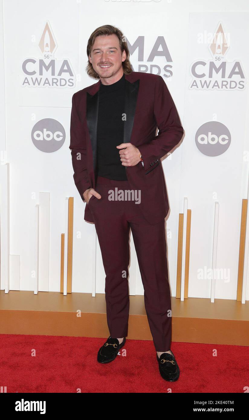 Nashville, TN, USA. 9th Nov, 2022. Morgan Wallen at arrivals for The ...