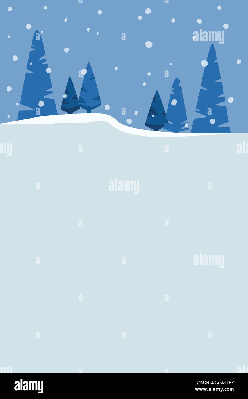 Misty forest landscape trees Stock Vector Images - Alamy