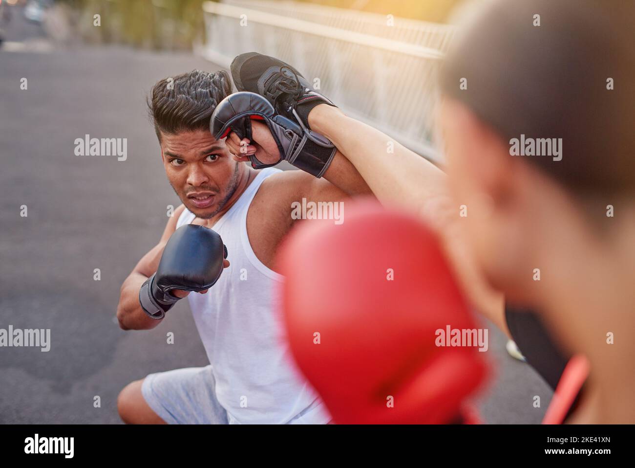 Making sure shes ready for anything. a young couple going through some ...