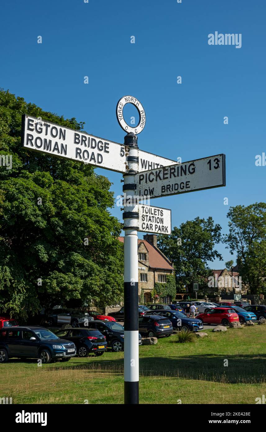 Old english road signs hi-res stock photography and images - Alamy