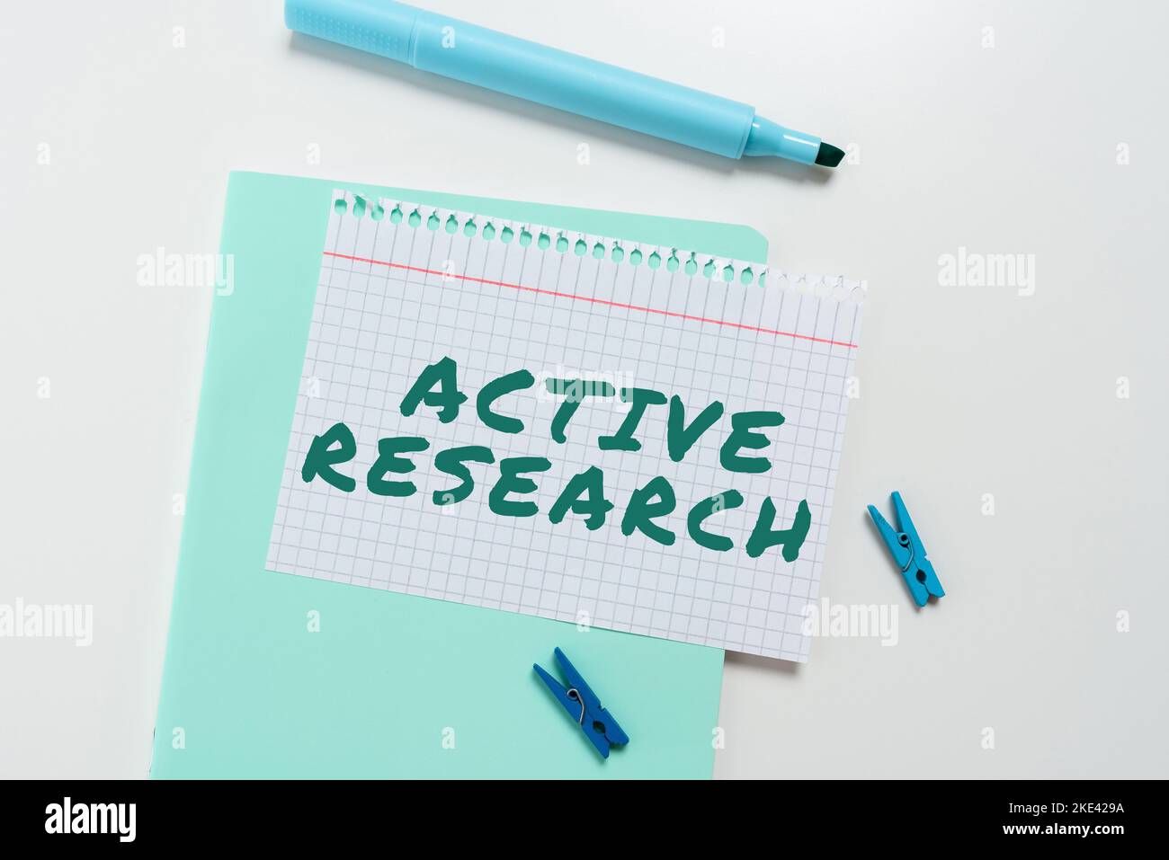 Hand writing sign Active Research. Business idea Simultaneous process ...