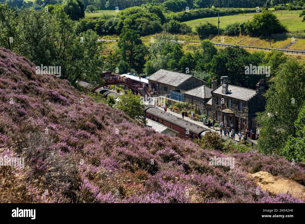 Goathland steam train moors hi-res stock photography and images - Alamy