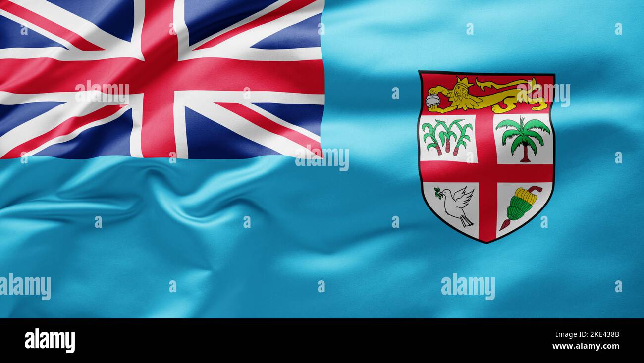 Fabric flag of the fiji hi-res stock photography and images - Alamy