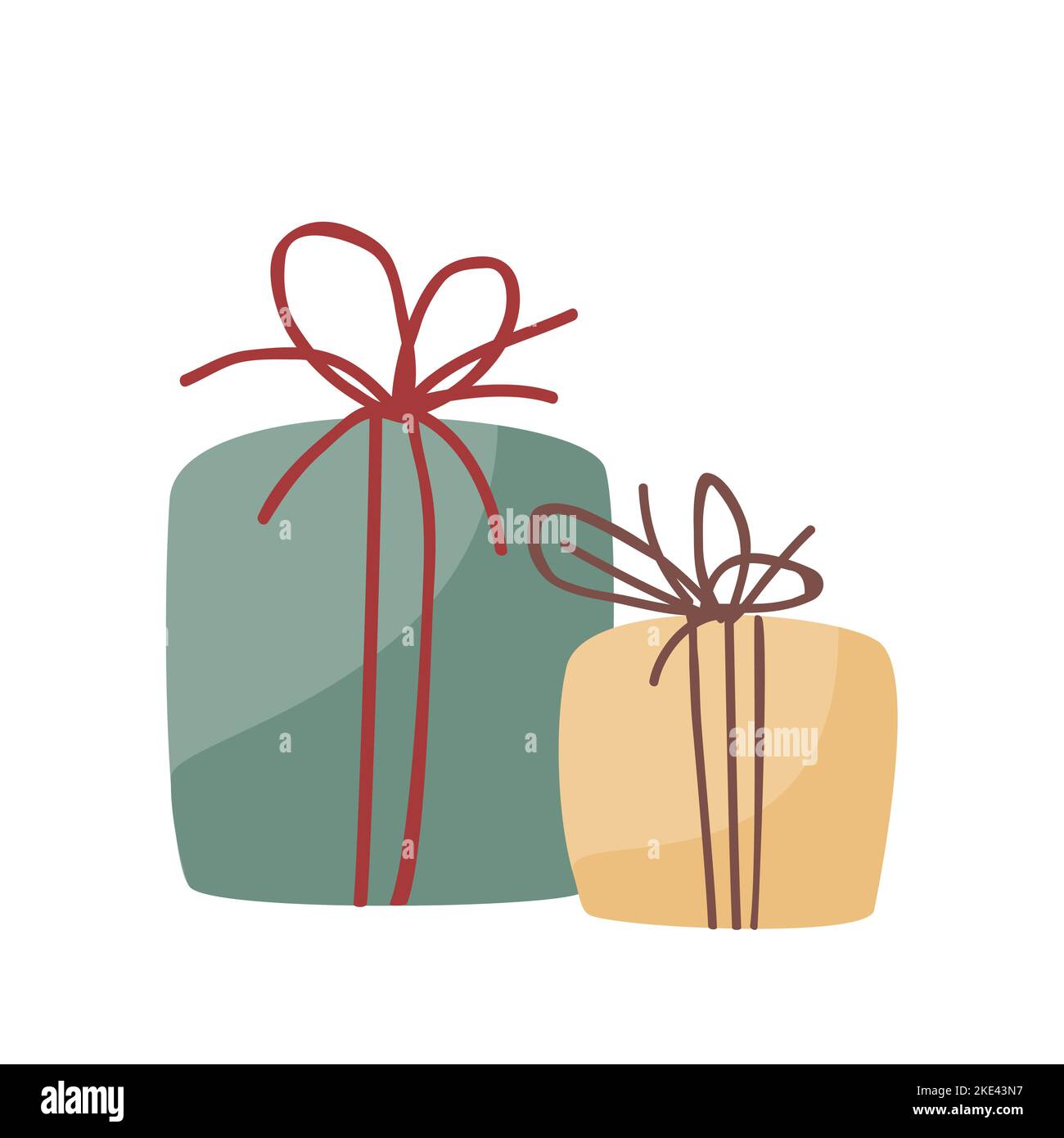 Hand drawn christmas two hi-res stock photography and images - Alamy
